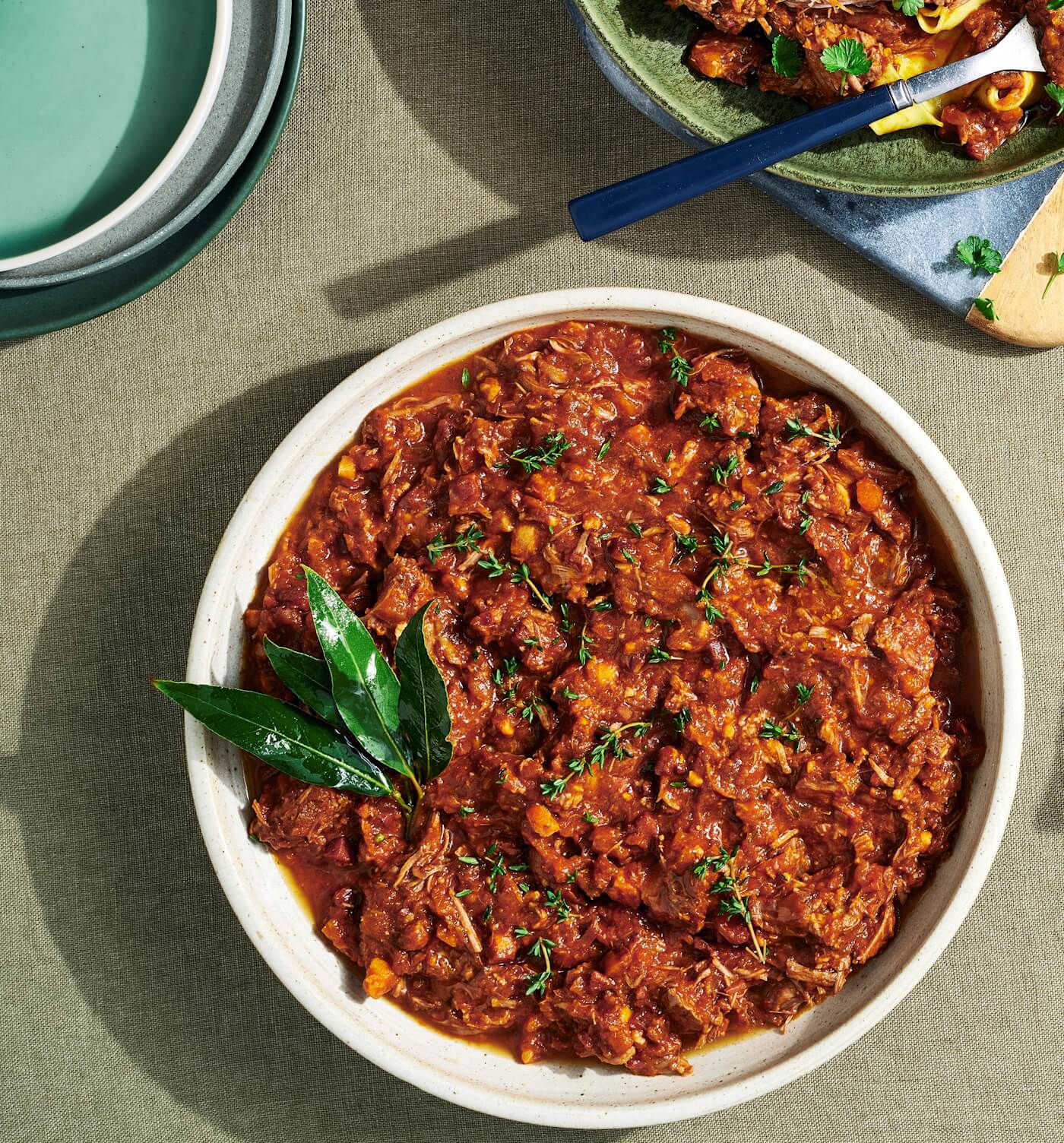 Shredded lamb ragù