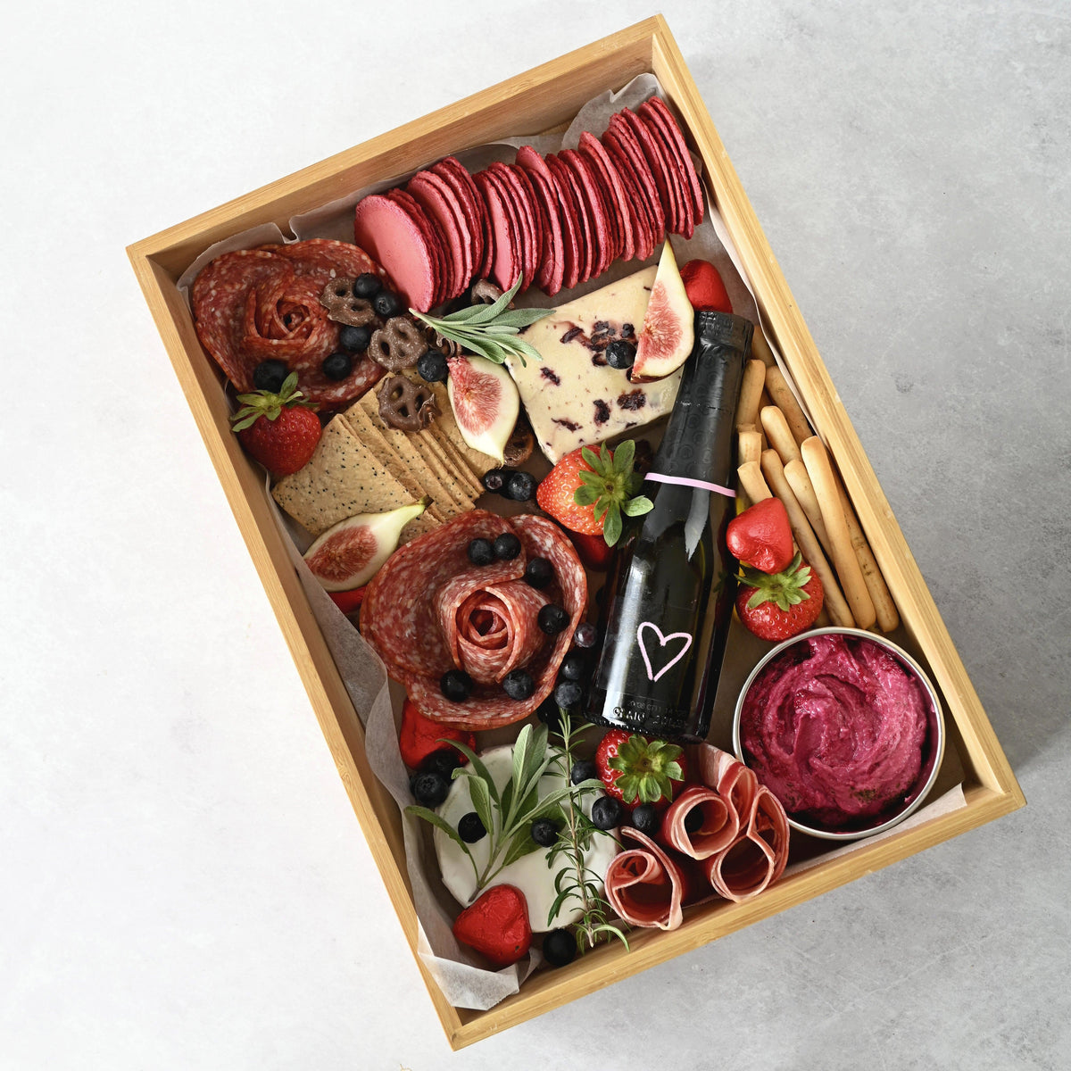 Reusable Bamboo Grazing Box with Lid – Large and Small Grazing Boxes