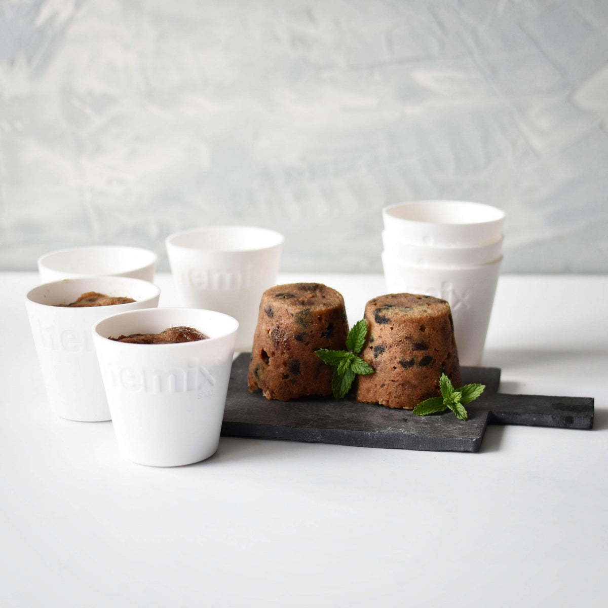 Silicone Dariole Moulds - Small Pudding Cups + Moulds