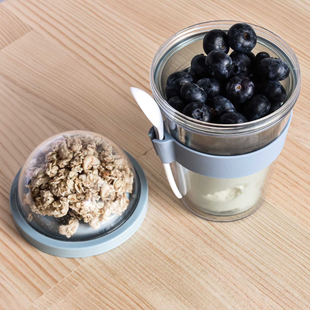 Snack, Pack and Go Cup – 2-Part Yoghurt Snack Container
